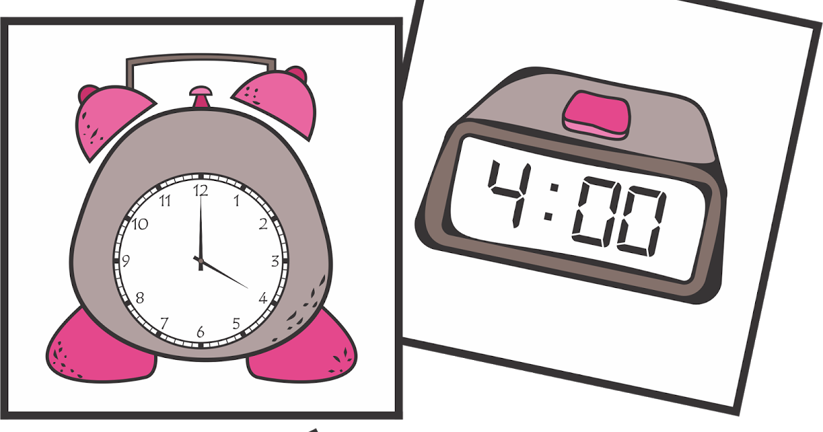 Download Digital Clock Cartoon Clipart - ClipartKey