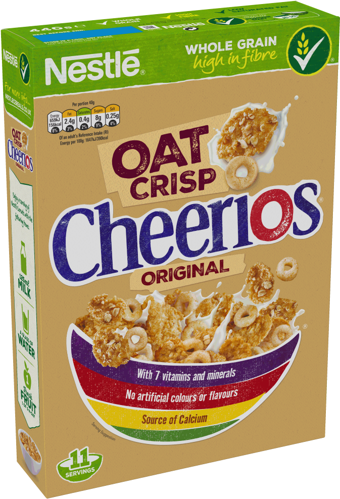Download Picture Black And White Cheerios Oat Crisp Products - Nestle ...