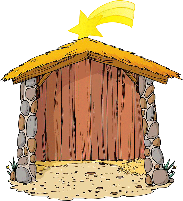 Download Hut Clipart Nativity - Hut Christmas Nativity Clipart - ClipartKey