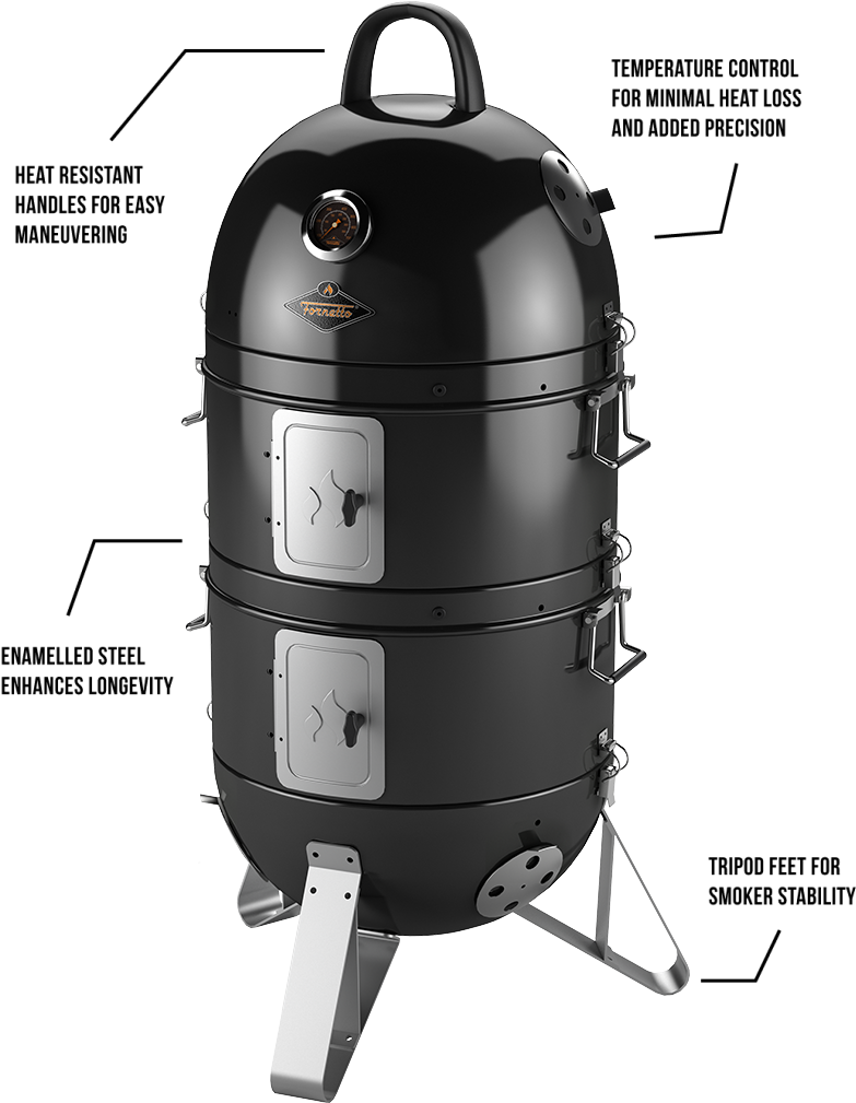 Download Fornetto Basso - "fornetto Razzo Vertical Smoker Bbq - ClipartKey