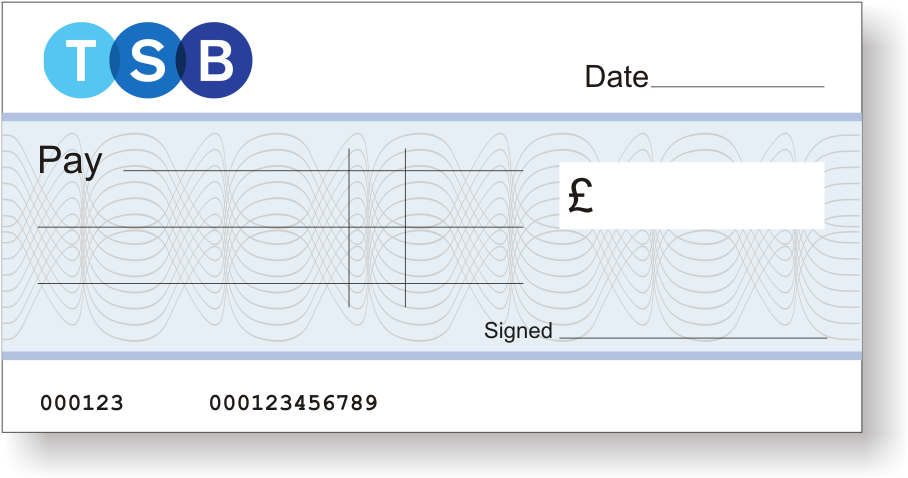 Download Clip Art Big Check Presentation - Tsb Bank - ClipartKey