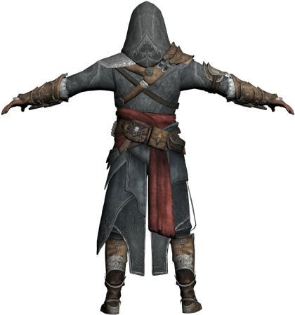 Download Clip Art Assassin Pose - Assassin's Creed T Pose - ClipartKey