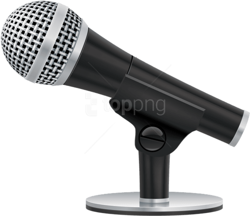 Download Studio Microphone Png - Microphone With No Background - ClipartKey