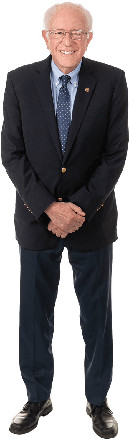 Download Bernie Sanders Standing Transparent - ClipartKey