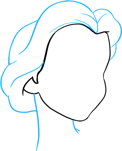 Download How To Draw Belle From Beauty And The Beast - Sketch - ClipartKey