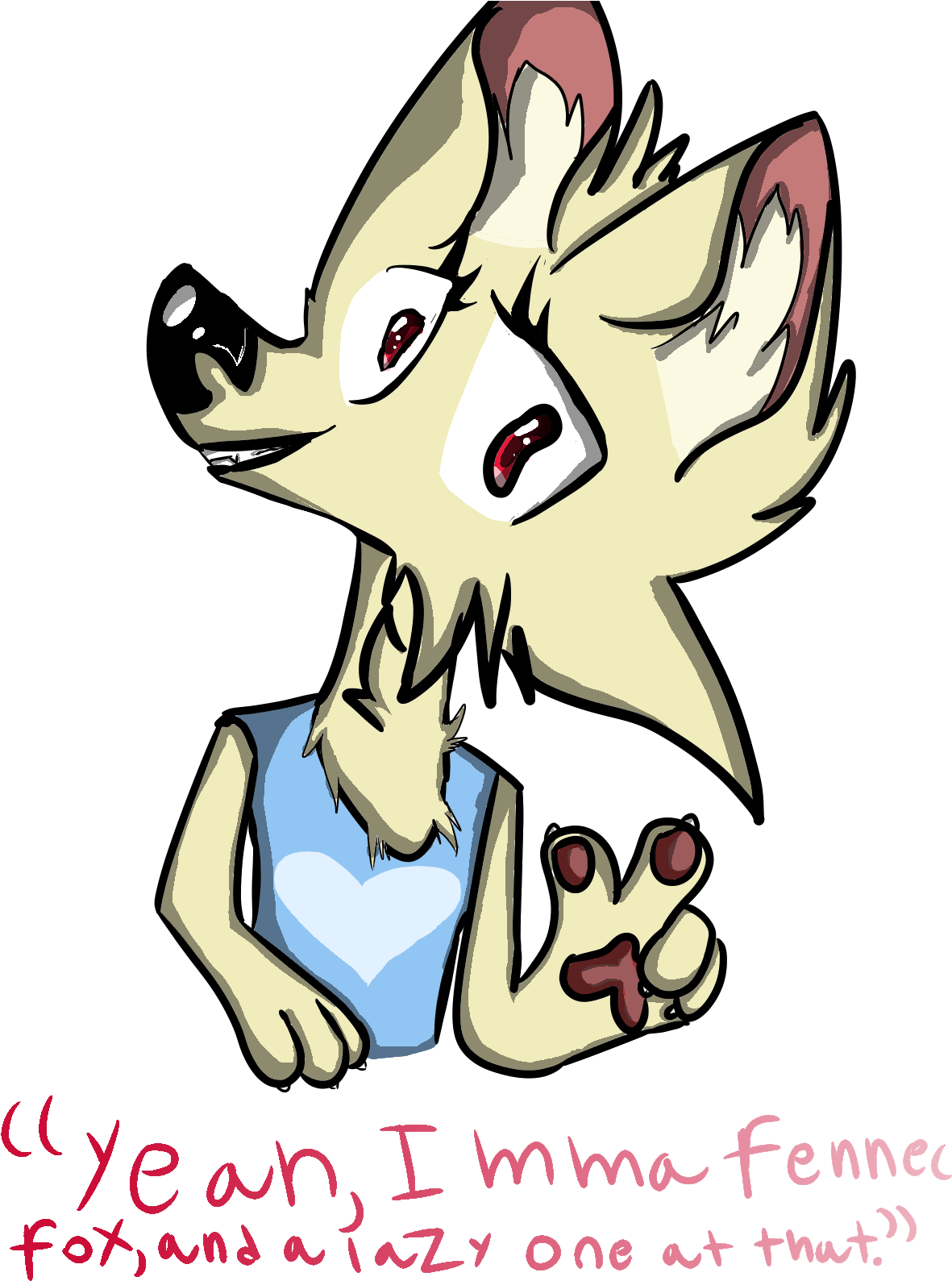 Download Transparent Fennec Fox Png - Anthro Fennec Fox Oc - ClipartKey