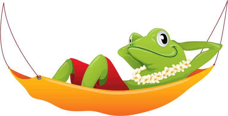 Download Frog In A Hammock - Canoe - ClipartKey