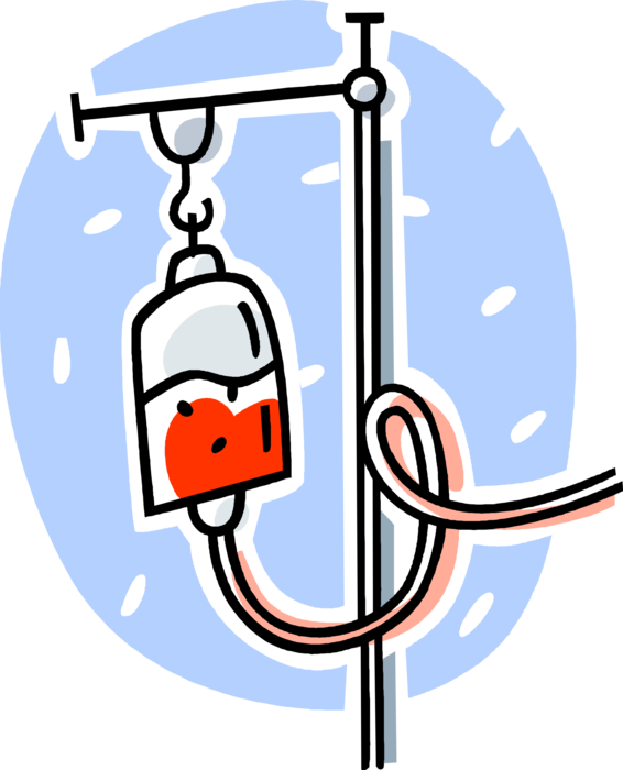 Download Vector Illustration Of Medical Intravenous Therapy - Iv Fluid ...