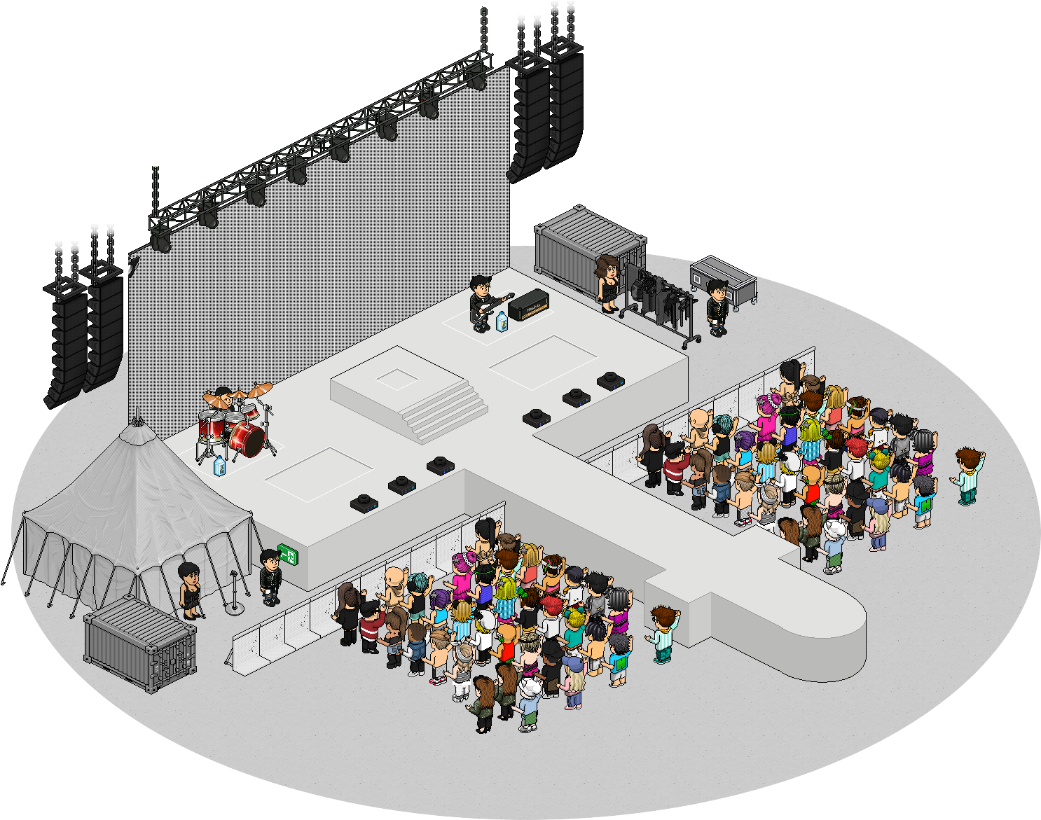 Download Dangerous Woman Tour Stage - House - ClipartKey