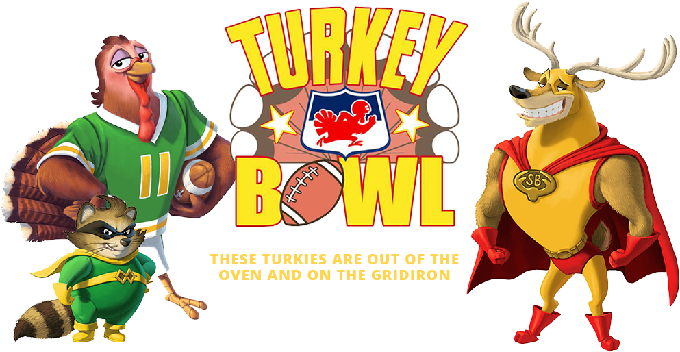 Download Turkeys Clipart Yellow - Turkey Playing Football - ClipartKey