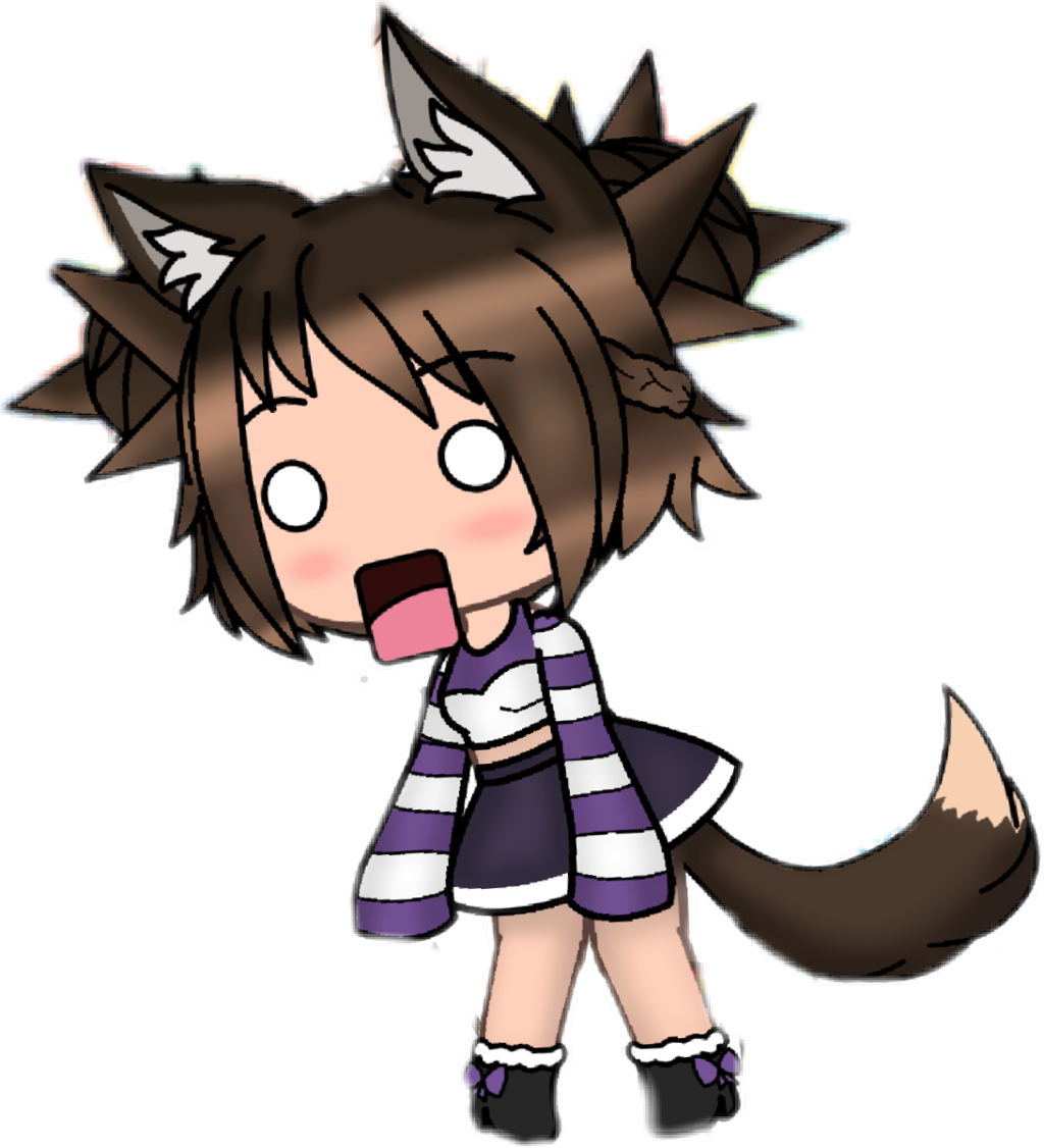 Download Shook - Picsart Transparent Gacha Characters - ClipartKey