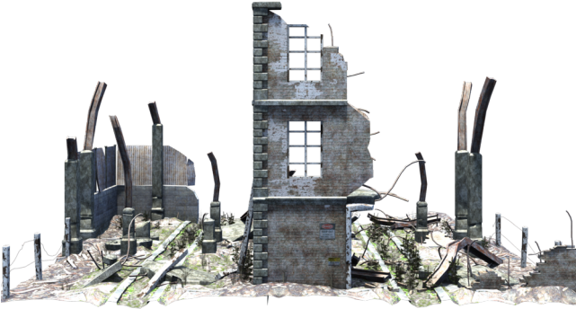 Download Destroyed Building Png - ClipartKey