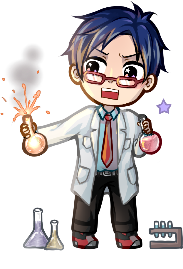 Download Deidara Chibi Anime Drawing Naruto - Scientist Chibi Png ...