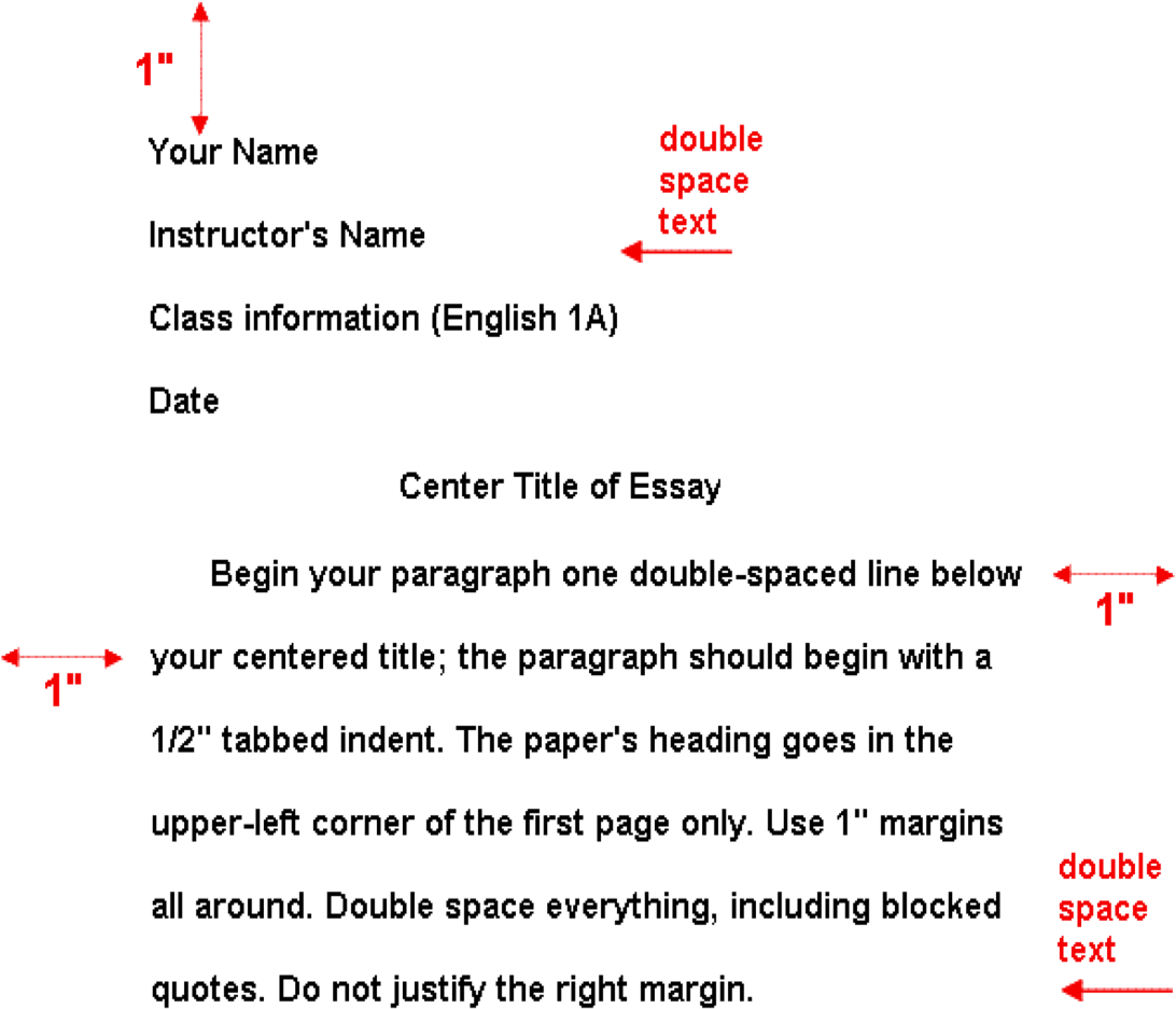 Download Mla Format Heading - ClipartKey