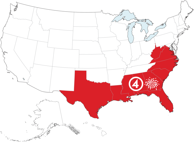 Download Theodore Roosevelt Election Map - Alaska Over Mainland Us ...