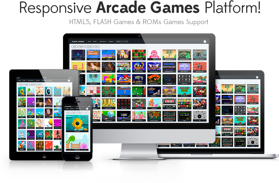 Download Reponsive Arcade Game Platform - Arcade Scripts - ClipartKey
