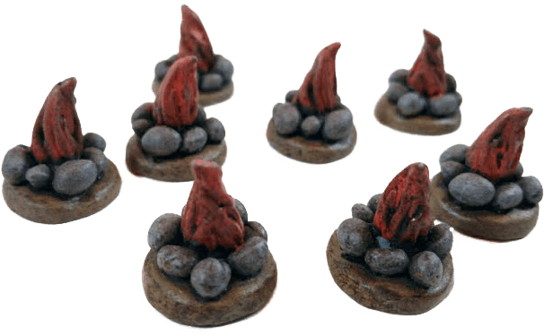 Download Clip Art Campfire Token - Board Game Fire Token - ClipartKey