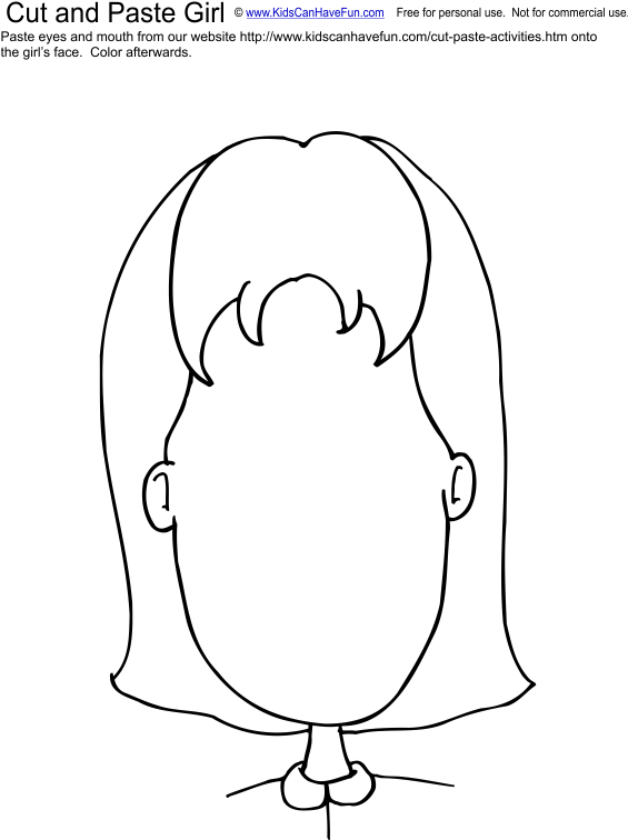 Download Craft Clipart Cut And Paste - Cartoon - ClipartKey