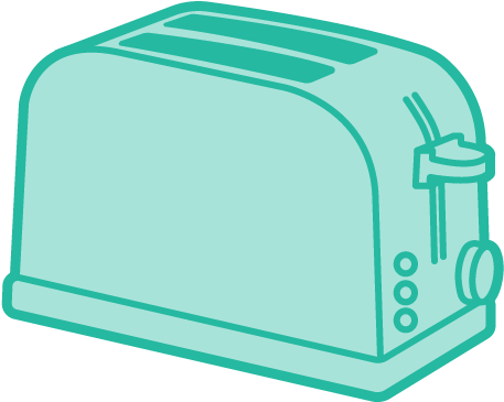 Download Toaster - ClipartKey