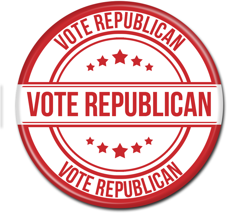 Download Republican Buttons Png - Circle - ClipartKey