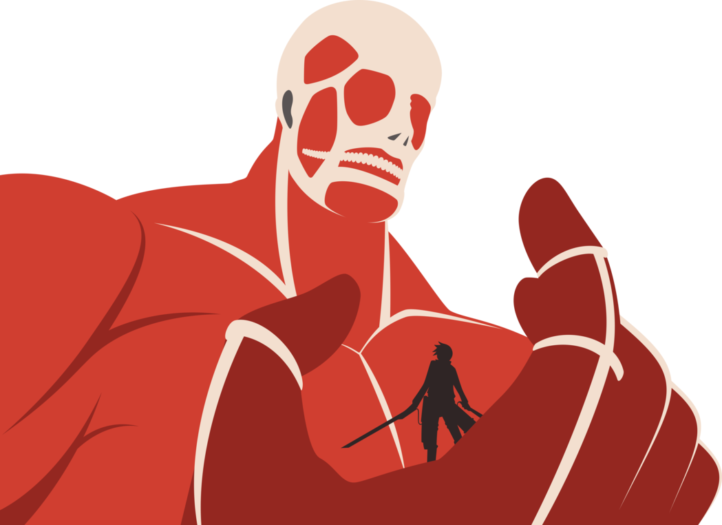 Download Transparent D Colossal - Minimalist Wallpaper Attack On Titan ...