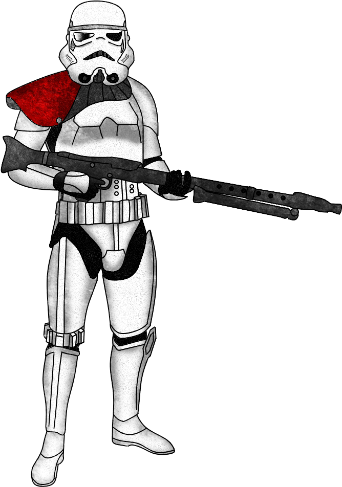 Download Double Drawing Stormtrooper - Stormtrooper Corporal - ClipartKey