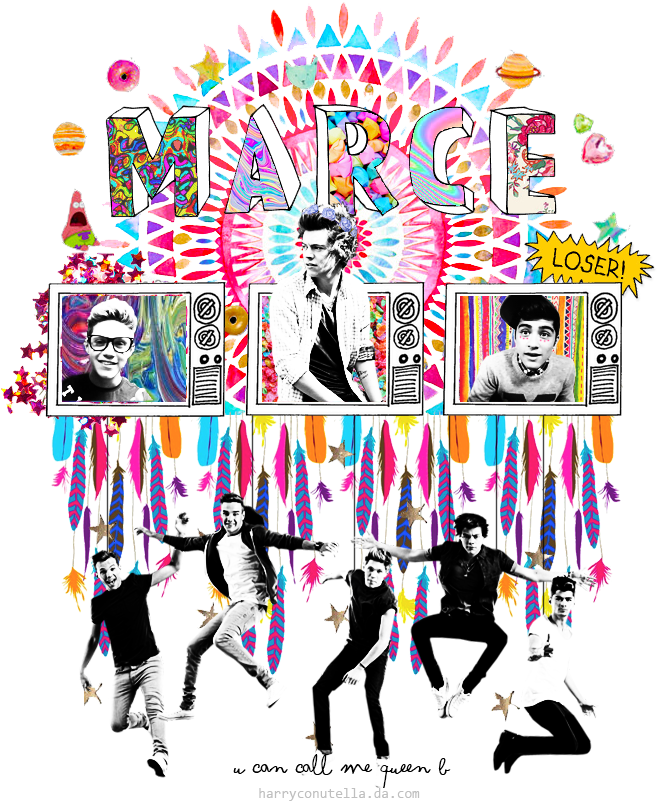 Download One Direction Illustration - ClipartKey