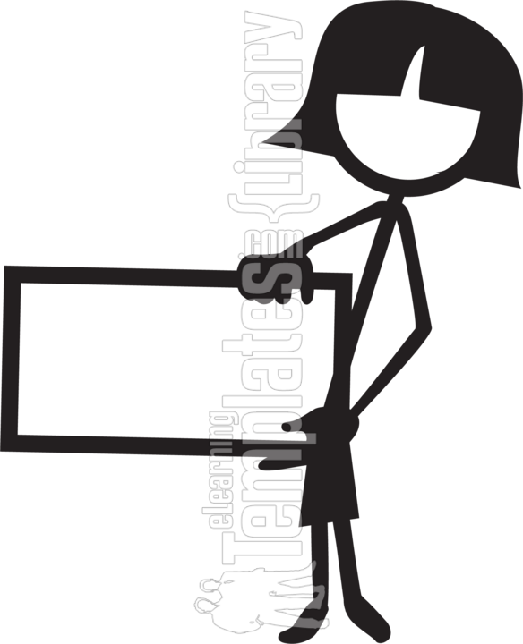 Download Stick Figure With Long Hair - ClipartKey
