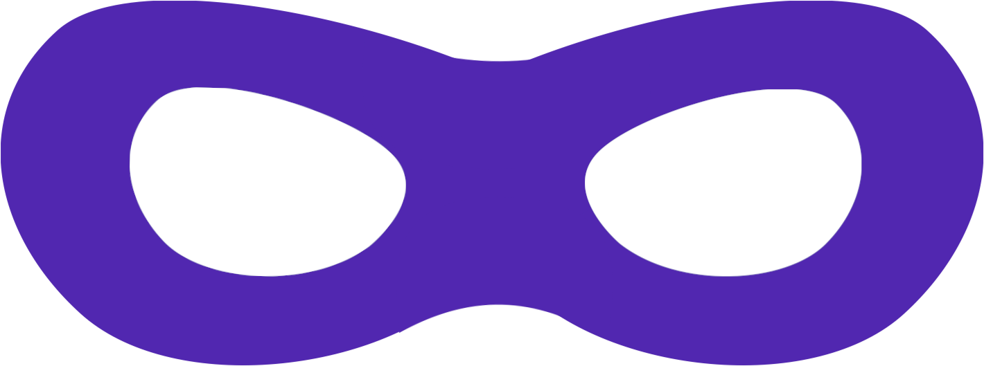 Download Mask Clipart Purple - Purple Superhero Mask Clip Art - ClipartKey