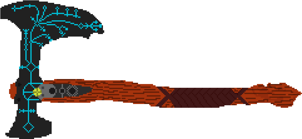 Download Leviathan Axe Pixel Art - ClipartKey