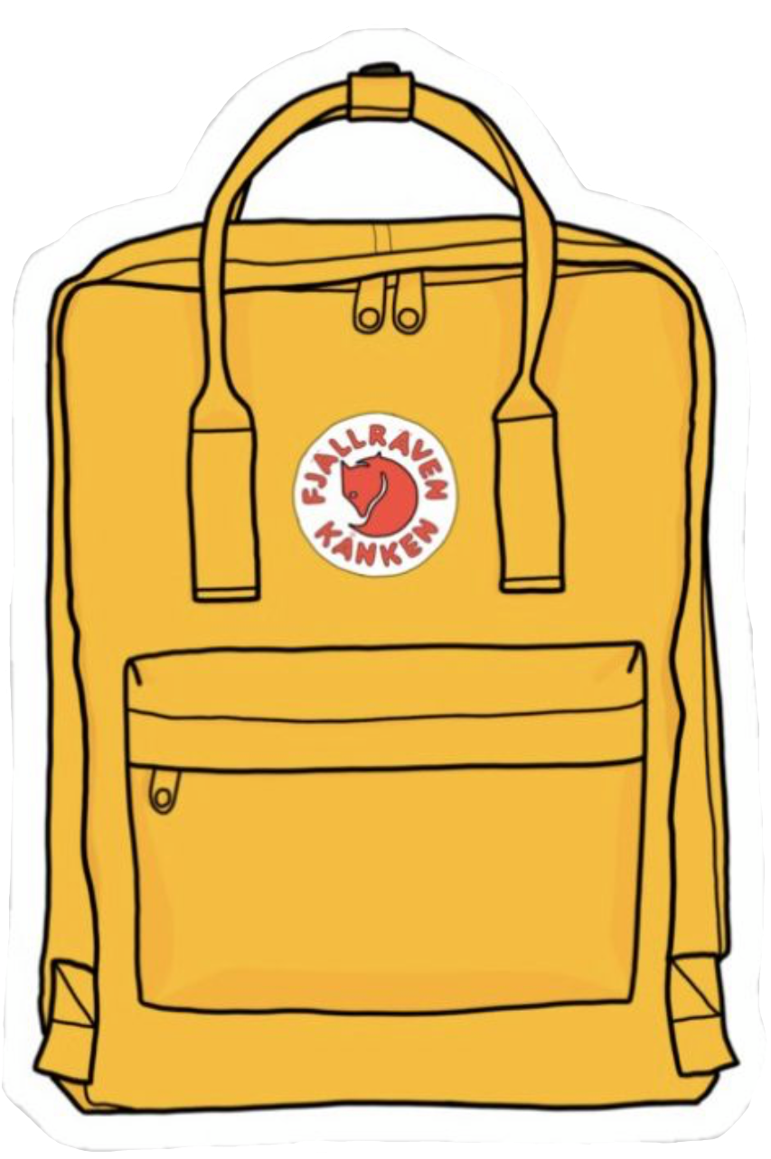 Download #vsco #fjallravenkanken #vscogirl #backpack #yellow - Yellow ...