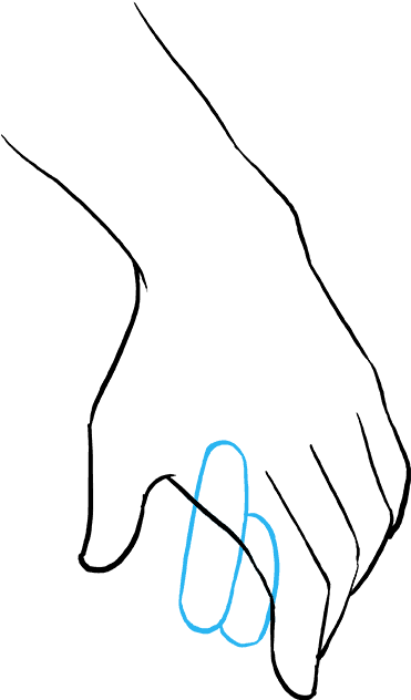 Download Clip Art How To Draw A Middle Finger - People Hands Drawings ...