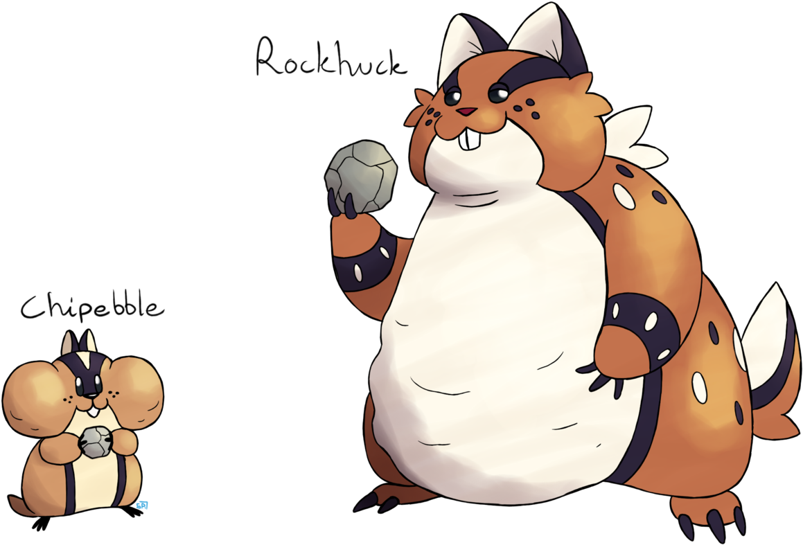 Download “#158 Chipebble chipmunk Pokemon - Cartoon - ClipartKey