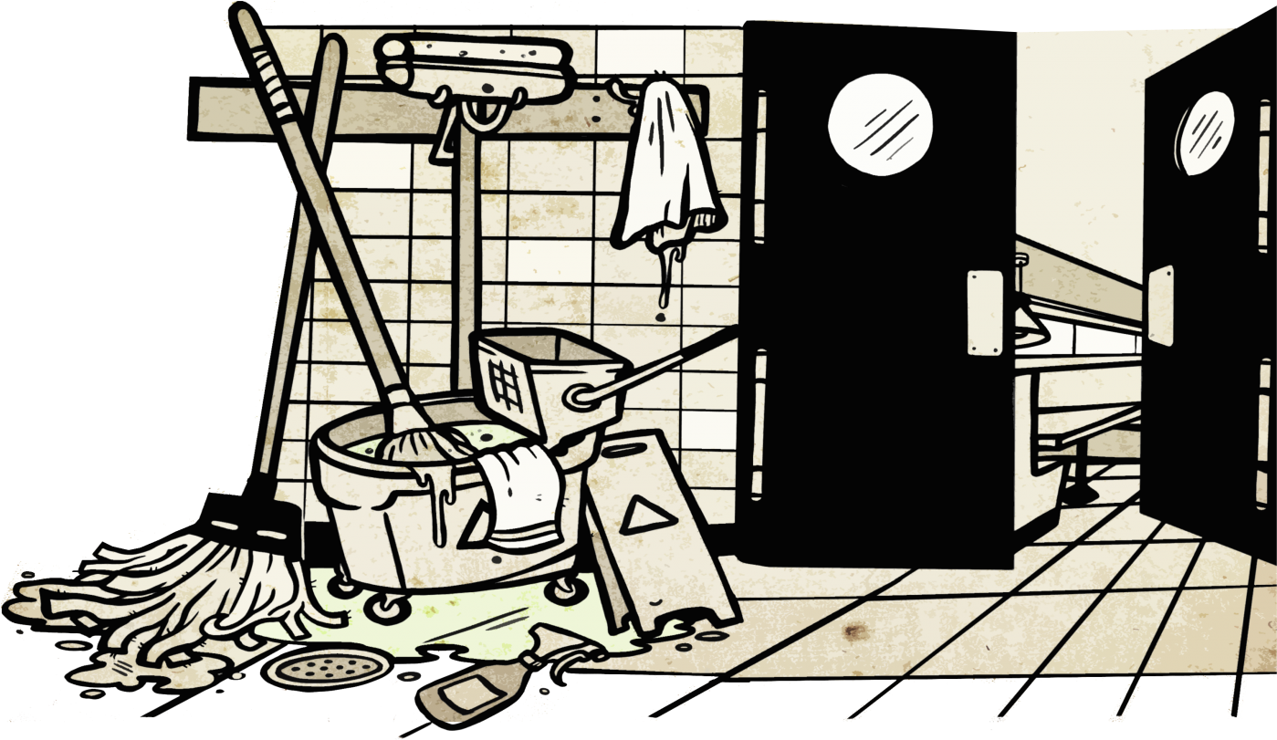 Download Diner Janitor Closet - Janitor Closet Clipart - ClipartKey