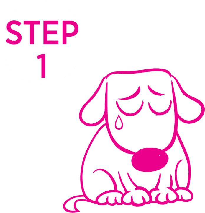 Download Sad Dog Coloring Pages - ClipartKey