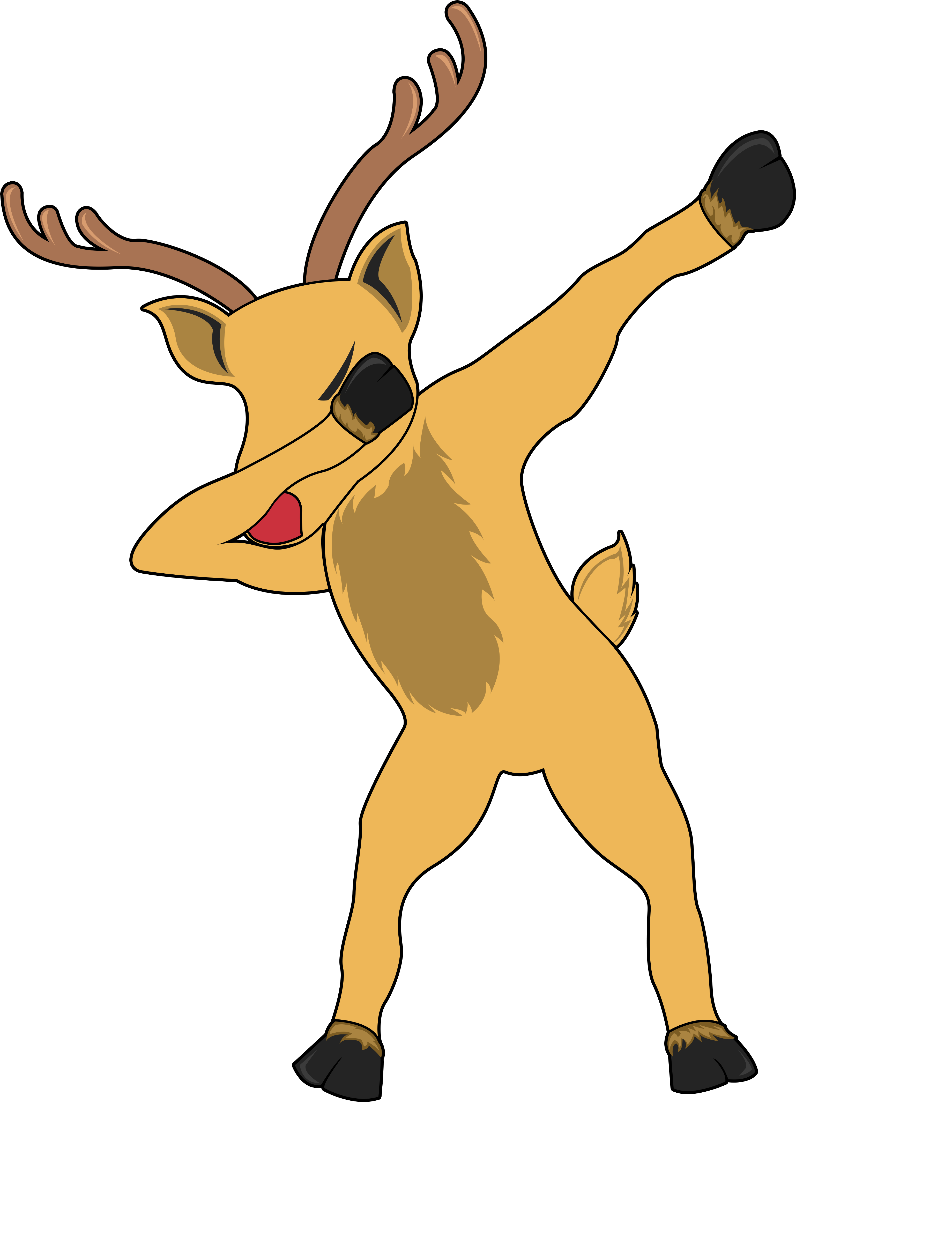 Download Reindeer Dab Png - ClipartKey