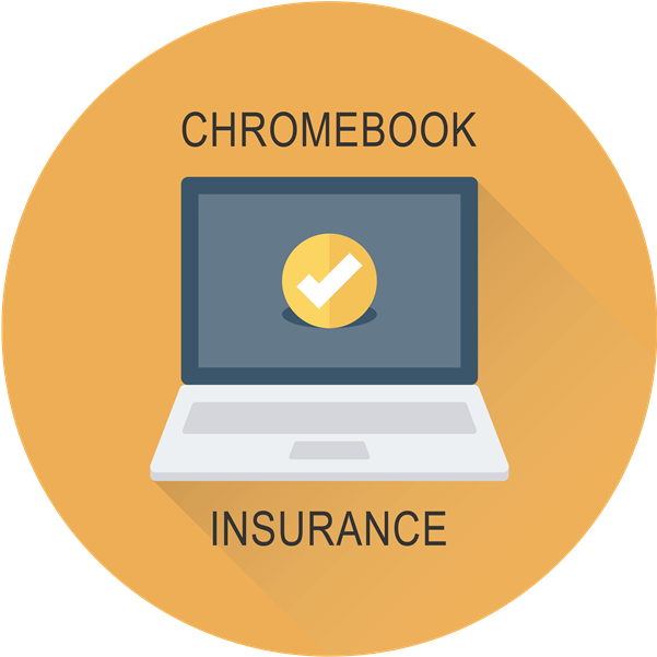 Download Chromebook Insurance Title With A Laptop Icon - Circle ...