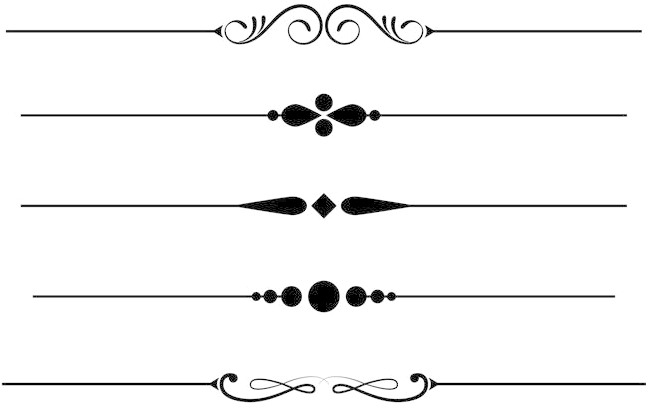 Download Fancy Lines Free Vector Vectors Clipart Transparent - Fancy ...