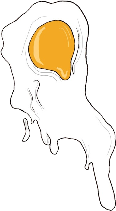 Download Dripping Egg Drawing - ClipartKey