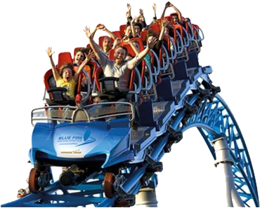 Download Theme Park - Roller Coaster Ride Png - ClipartKey