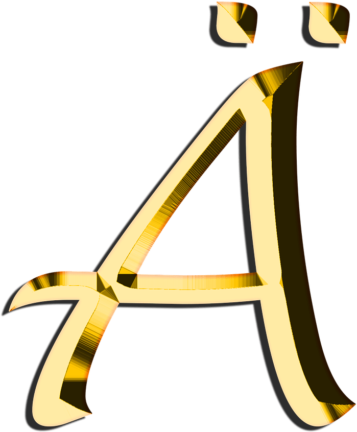 Download Capital Letter A With Diaeresis - Capital Letter A Transparent ...