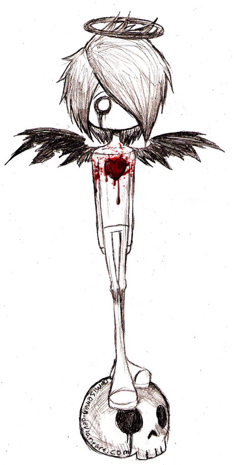 Download Emo Style Drawing - ClipartKey