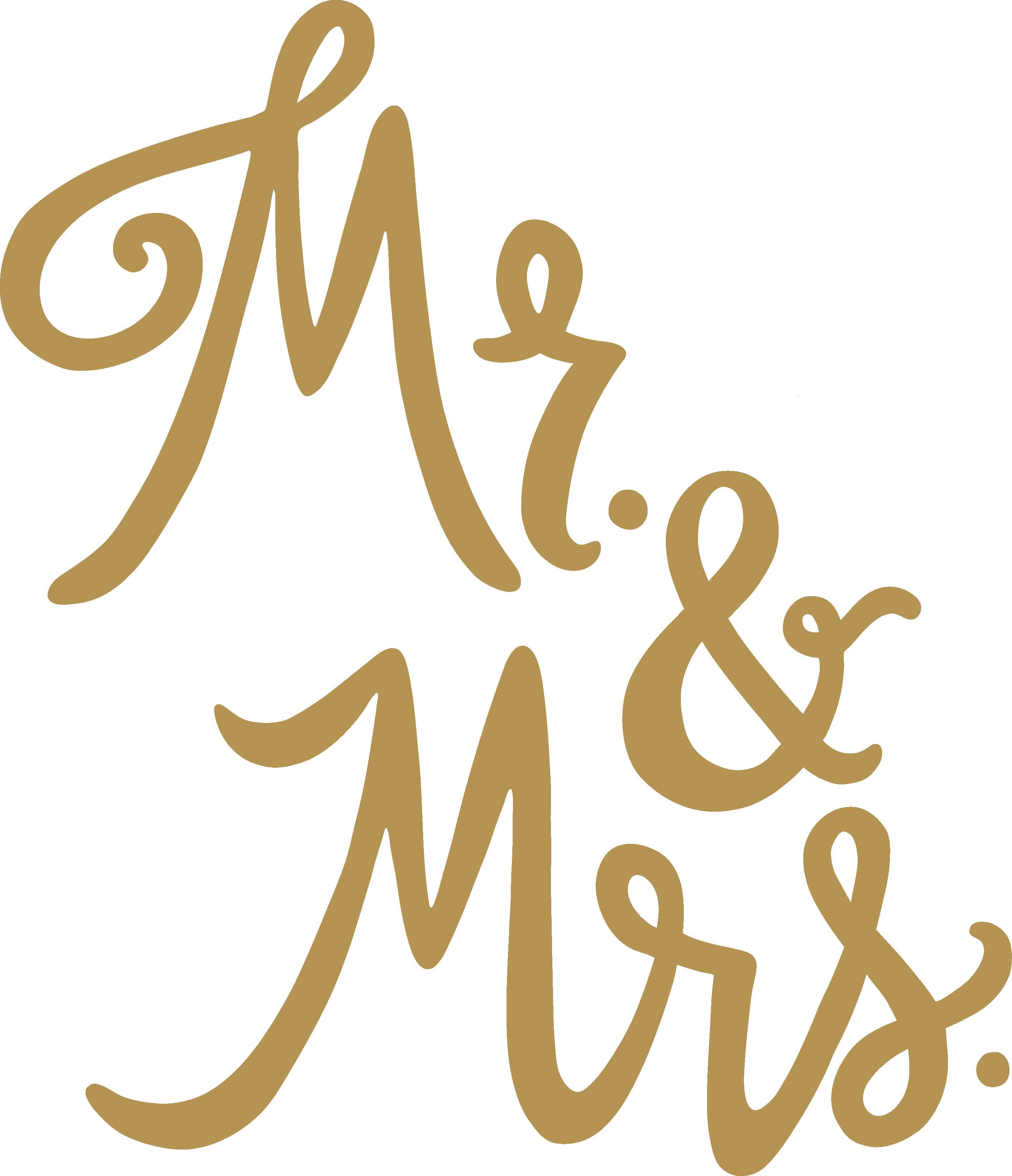 Download & Mrs - Mr And Mrs Svg - ClipartKey
