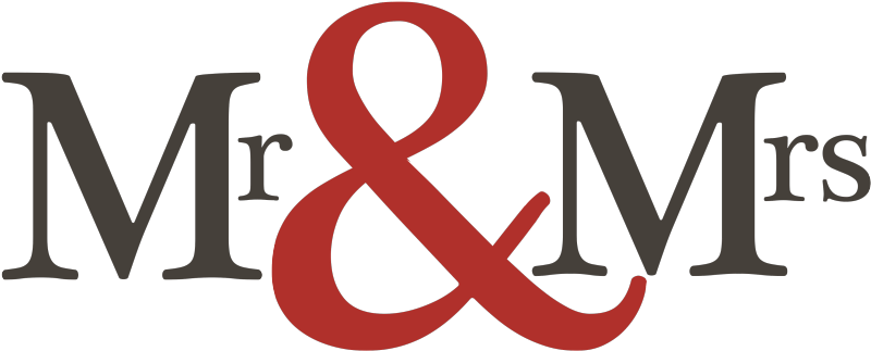 Download Mr And Mrs Logo - Mr And Mrs Est 2019 - ClipartKey
