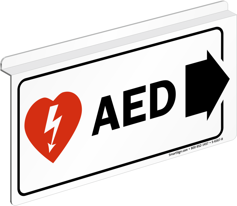 Download Transparent Direction Sign Png - Automated External ...