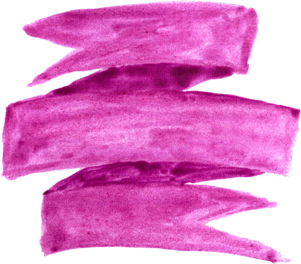 Download Purple Ribbon Banner Png - Pink Purple Watercolor Png - ClipartKey