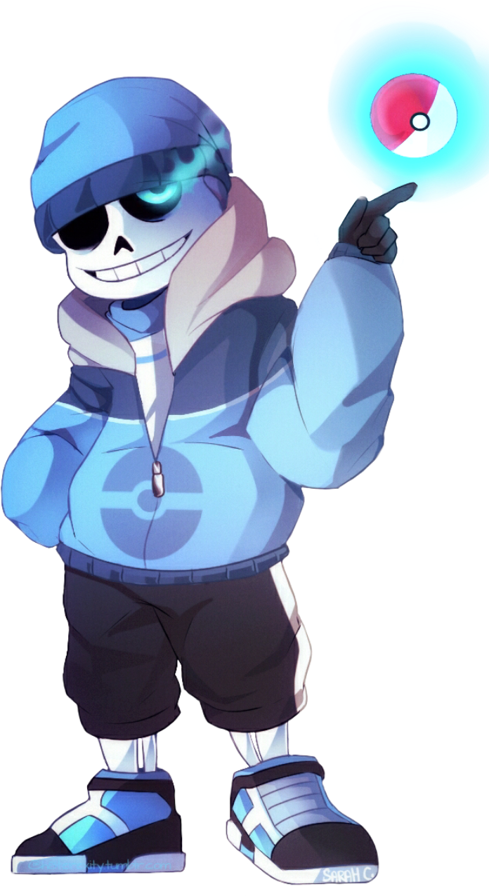 Download I Drew Le Trainertale/poketale Snas - Sans Transparent ...