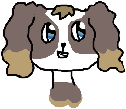 Download Lps Cocker Spaniel Drawing - Cartoon - ClipartKey
