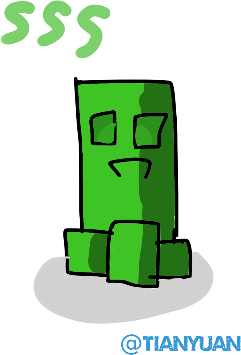 Download 苦力怕creeper Sss Clipart , Png Download - ClipartKey