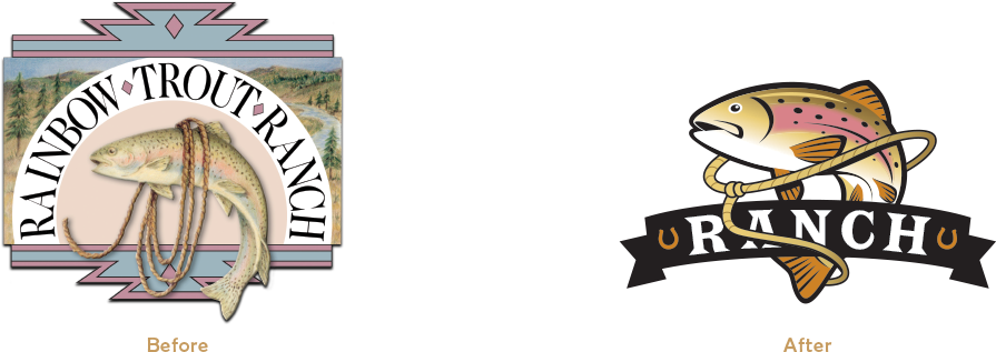 Download Rainbow Trout Ranch Logos - Rainbow Trout Ranch - ClipartKey